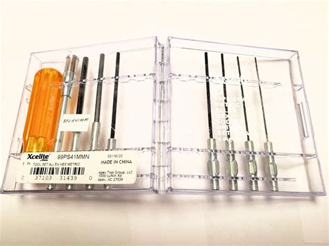 Xcelite 99ps41mmn Allen Hex Set Metric 3f6 541mm 1 Pc Ebay