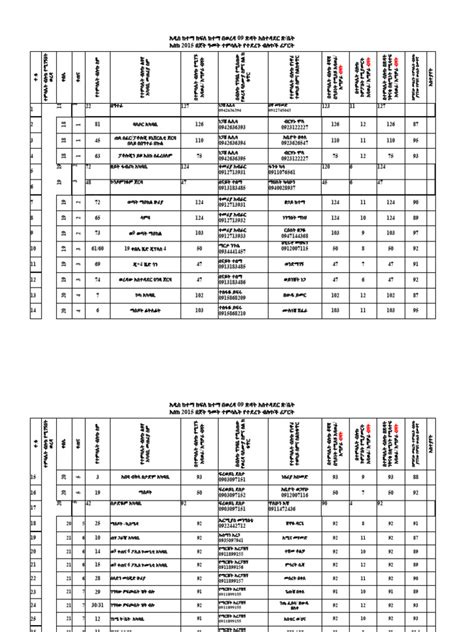 Addis Ketema Woreda 09 Model Block Till 2015 And 2016 Plan Pdf
