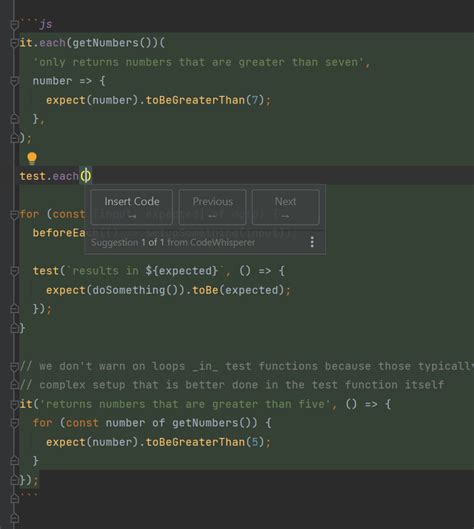 Errors In Markdown Files As Codewhisperer Tries To Operate In Code
