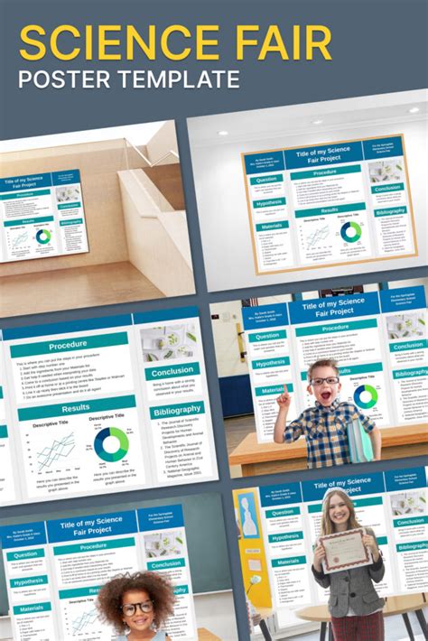 Science Fair Poster Template Design For A 48x36 Display Board