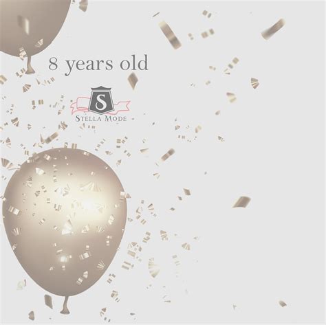 Hoera 8 Jaar Stella Mode Stella Mode