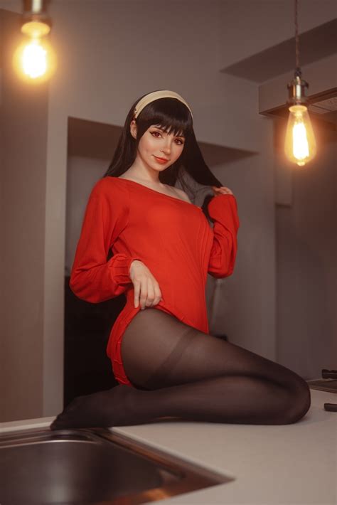 PeachMilky Yor Forger Red Sweater Hot Girl China PeachMilky Yor Forger Red Sweater Hot Girl China