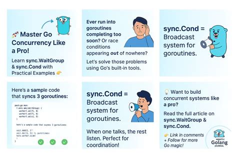 golang concurrency gopherlife waitgroup synccond godeveloper