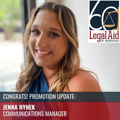 Legal Aid Of Nebraska On Linkedin Jenna Hynek Has Been Promoted To
