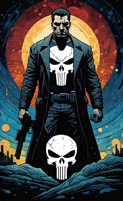 The Punisher Comic Punisher Punisher Anime The Punisher Artwork