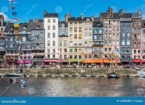 Honfleur Harbour In Normandy France Editorial Image Image Of
