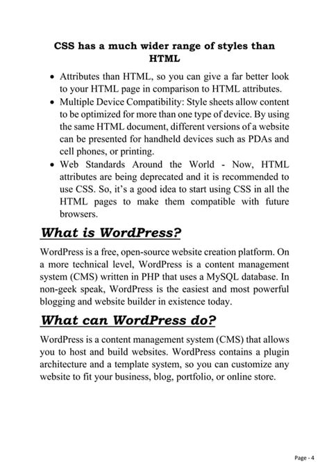 Use Html And Css To Design And Develop A Websitepdf