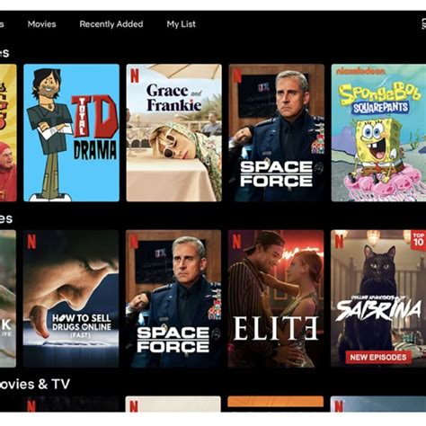 The Netflix Homepage An Example Of The Carousel User Interface In