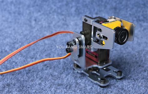 2 dof robot gimbal metal bracket to dual axis servos sky end fpv camera