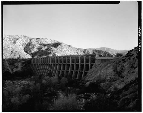 6 General View Of Downstream Face Looking South Spillway Is To The