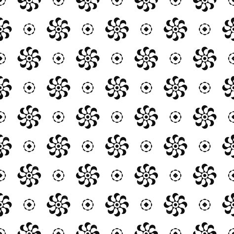 Premium Vector Seamless Geometric Floral Pattern Design Art