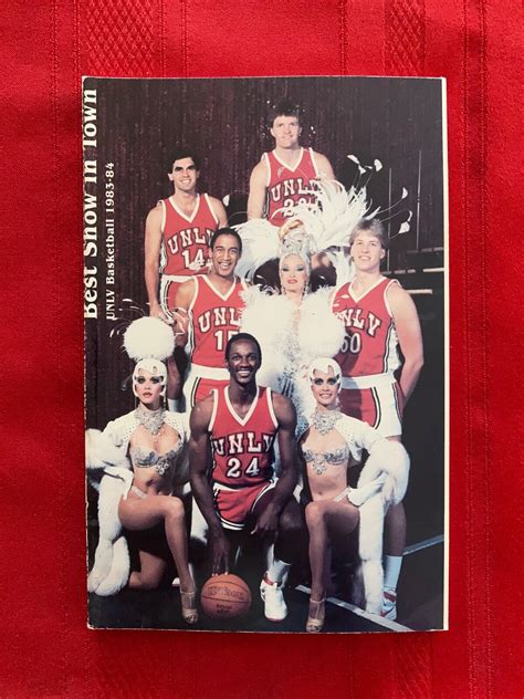 1983 1984 Ncaa Unlv Runnin Rebels Basketball Media Guide No 13
