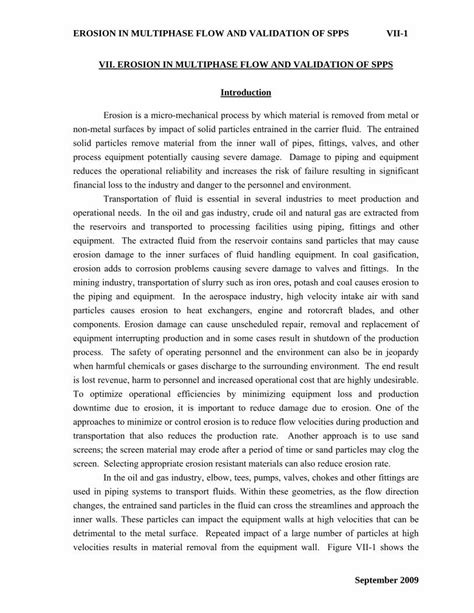 Pdf Erosion In Multiphase Flow And Validation In Multiphase Flow