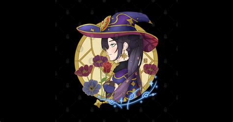 Mona Genshin Impact Genshin Impact Sticker Teepublic