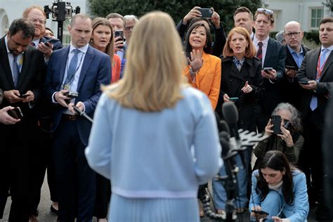 President Trumps Press Secretary Grabs Attention With Leather Pants