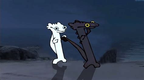 Toothless And Light Fury Dancing Together In 2025 Fury Toothless Cool S