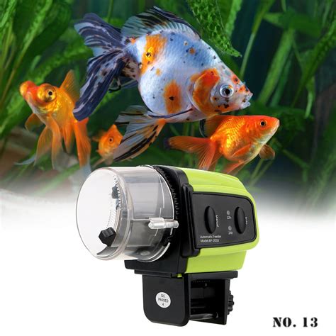 New Automatic Fish Timer Feeder Smart Portable Fish Feeder Tools Home Aquarium Food Feeding