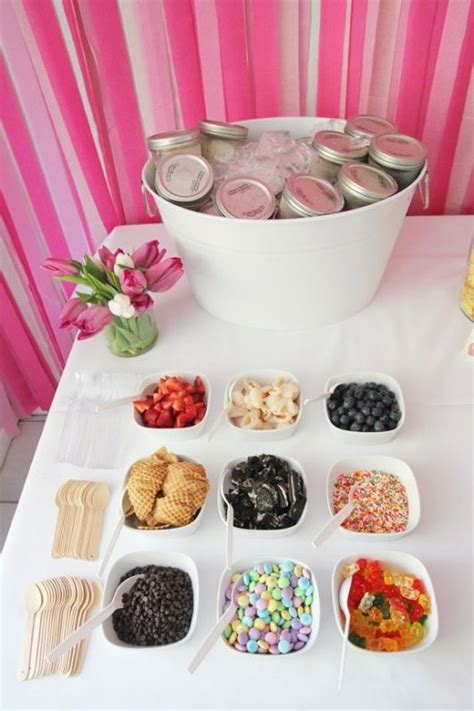 Ice Cream Toppings Bar