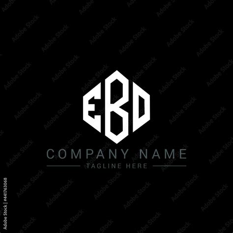 Ebo Letter Logo Design With Polygon Shape Ebo Polygon Logo Monogram Ebo Cube Logo Design Ebo