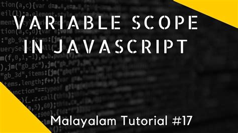 Variable Scope Var Vs Let Javascript Malayalam Tutorial Lesson YouTube