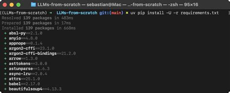 Llms From Scratchsetup01optional Python Setup Preferences · Llllms
