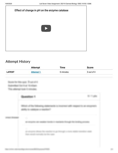 Solution Bsc 1010 Lab Seven Video Assignment Studypool