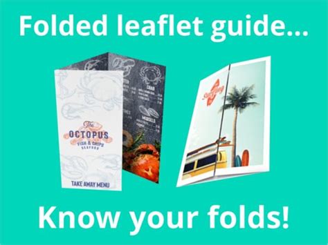 Folded Leaflet Guide Headline Printers In Havant