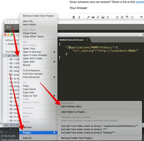 Sublimetext3 Open Up On Local Machine Sublime Stack Overflow