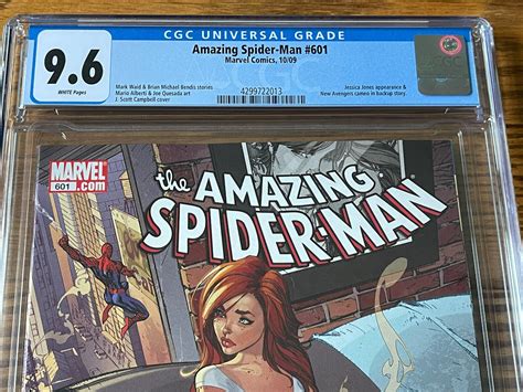 Amazing Spider Man 601 Cgc 96 J Scott Campbell Iconic Mary Jane
