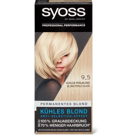 Syoss · Permanent Hair Color · 9 5 Glazed Pearl Blonde • Migros