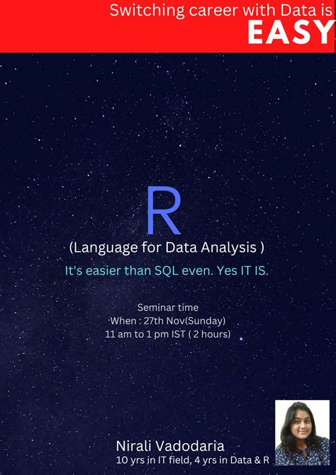 Nirali Vadodaria On Linkedin Data R Dataanalysis Itjobs Career