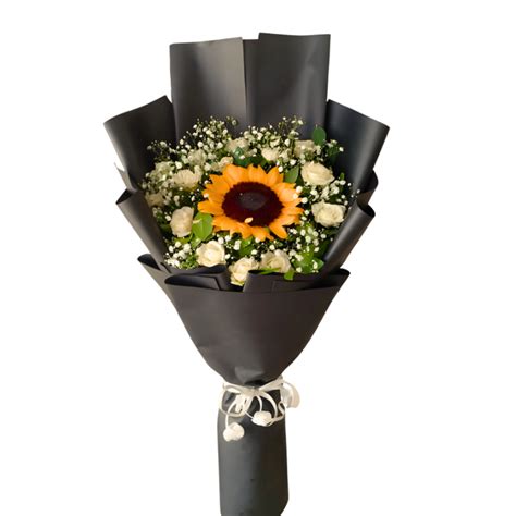 Sunflower Bouquets Fresh Cheerful Flowers Flower Bouquet