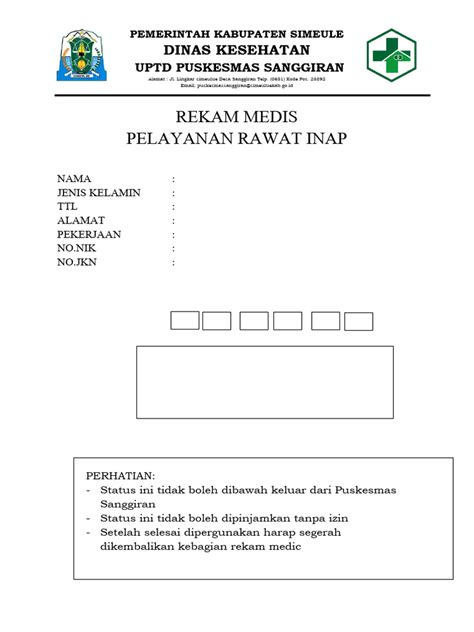 Formulir Ugd Pdf