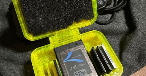 Rugged Sd Card Cfexpress Usb Stick Carrying Case By Jonathan Levi Download Free Stl Model