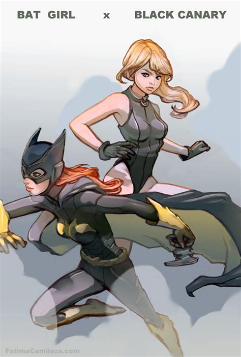 Batgirl X Black Canary By Taho On Deviantart