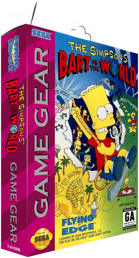 The Simpsons Bart Vs The World Images Launchbox Games Database