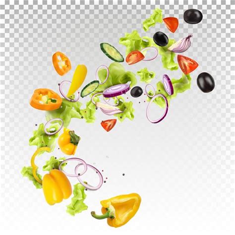 گردباد سالاد سبزیجات کاهو زیتون پیاز گوجه فرنگی فلفل دلمه ای زرد سالاد