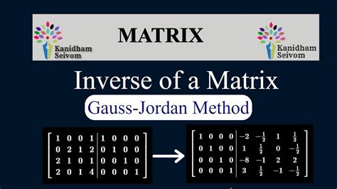 Matrix Inverse Of A Matrix Gauss Jordan Method Ref Vs Rref Examples