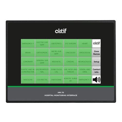 Hmi 70 Hospital Monitoring Interface Electrotechnics Nep
