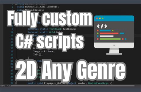 Make Fully Custom C Sharp Scripts By Yoekproperties Fiverr
