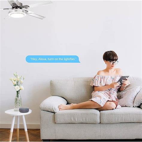 Sonoff IFAN04 L Wi Fi Smart Ceiling Fan With Light Controller Remote Voice Control Countdown