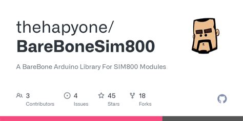 GitHub Thehapyone BareBoneSim800 A BareBone Arduino Library For SIM800 Modules
