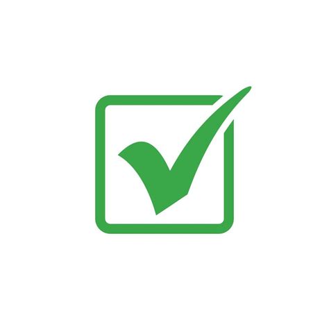 check mark simple flat icon vector illustration check icon vector