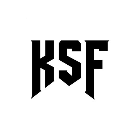 Ksf Letter Logo Design For Technology Company Ksf Logo Design Black And
