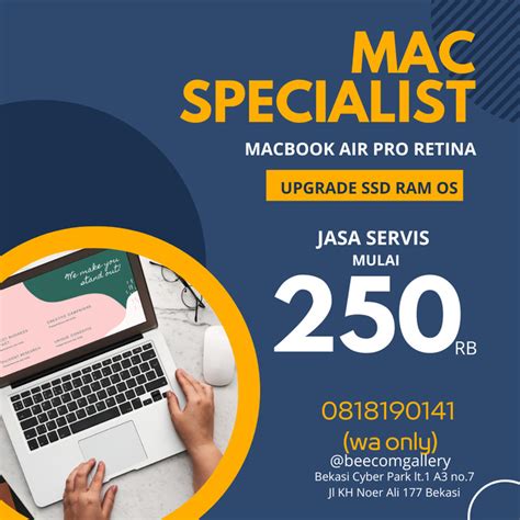 Jual Upgrade Ram Ssd Macbook Upgrade Os Ganti Baterai Keyboard Mac Bekasi Kota Bekasi