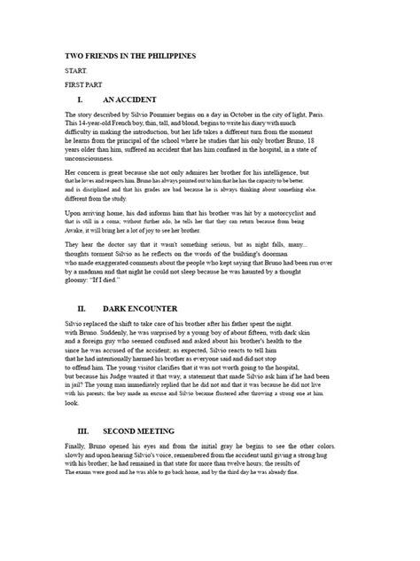 Of Friends In The Philippines Summary Pdf