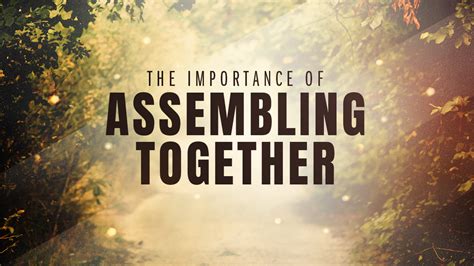 Assembling Together Liberty Church Of Christ
