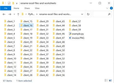 Move And Rename Excel Files In Python Python In Office