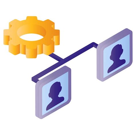 premium vector sharing same settings isometric concept file folder