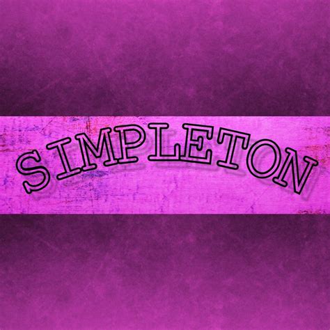Simpleton Youtube